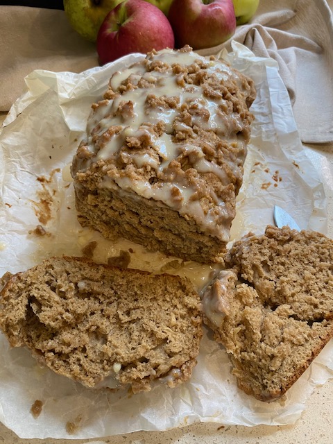 Cinnamon Apple Streusel Loaf – Tomato Tomatoe